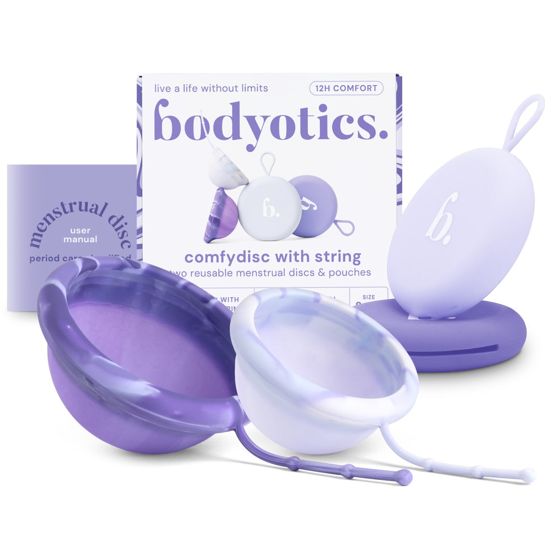 Bodyotics Reusable Menstrual Discs With Pull-Off String S & L - Comfyd ...